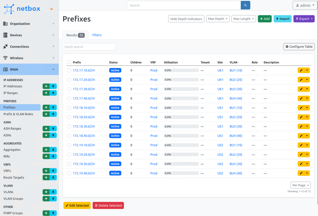 NetBox Setup and Basic Automation – Networking Lab